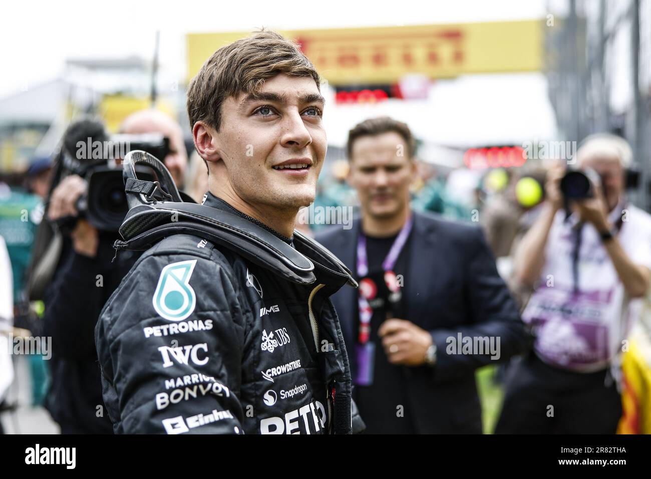 RUSSELL George (gbr), Mercedes AMG F1 Team W14, Portrait während des ...
