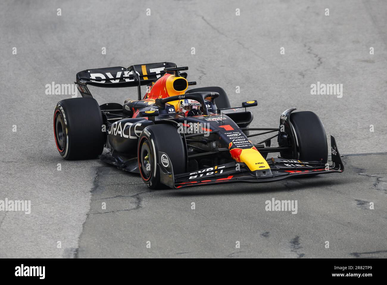 01 VERSTAPPEN Max (nld), Red Bull Racing RB19, Action während des ...
