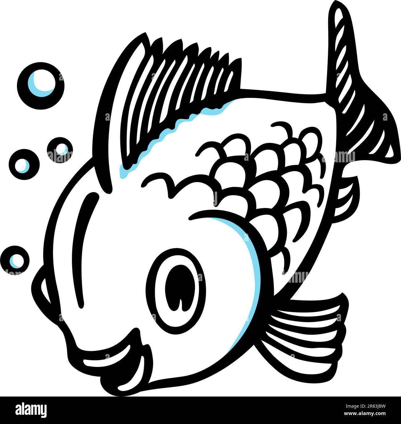 Cartoon fish Stock-Vektorgrafiken kaufen - Alamy