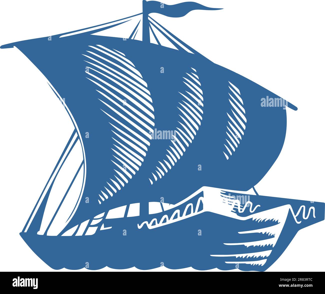 Segelboot design Stock-Vektorgrafiken kaufen - Alamy