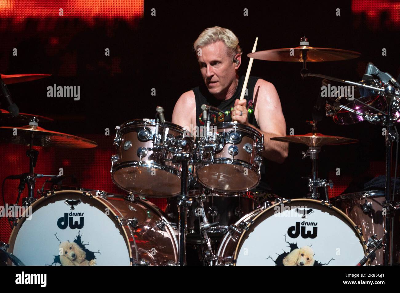 Josh Freese mit Foo Fighters tritt am 4. Tag des Bonnaroo Music & Arts ...