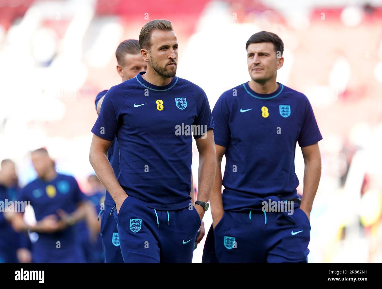 Harry Kane aus England vor dem UEFA Euro 2024 Qualifying Group C Match ...