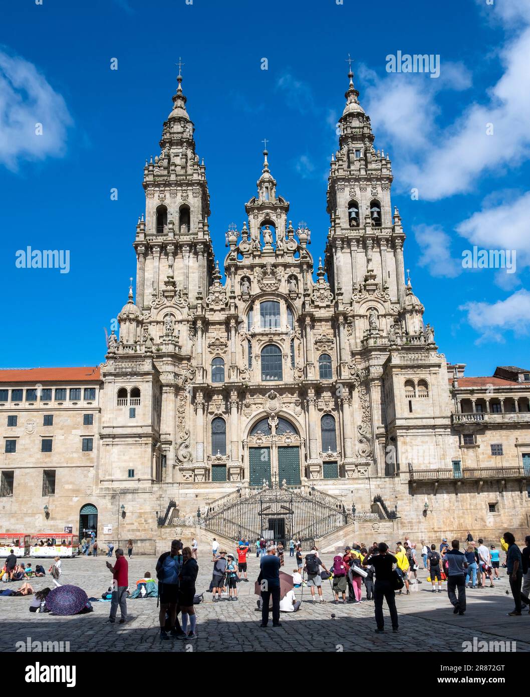 Santiago de Compostela, La Coruna, Galicien, Spanien - 11. Juni 2023 ...