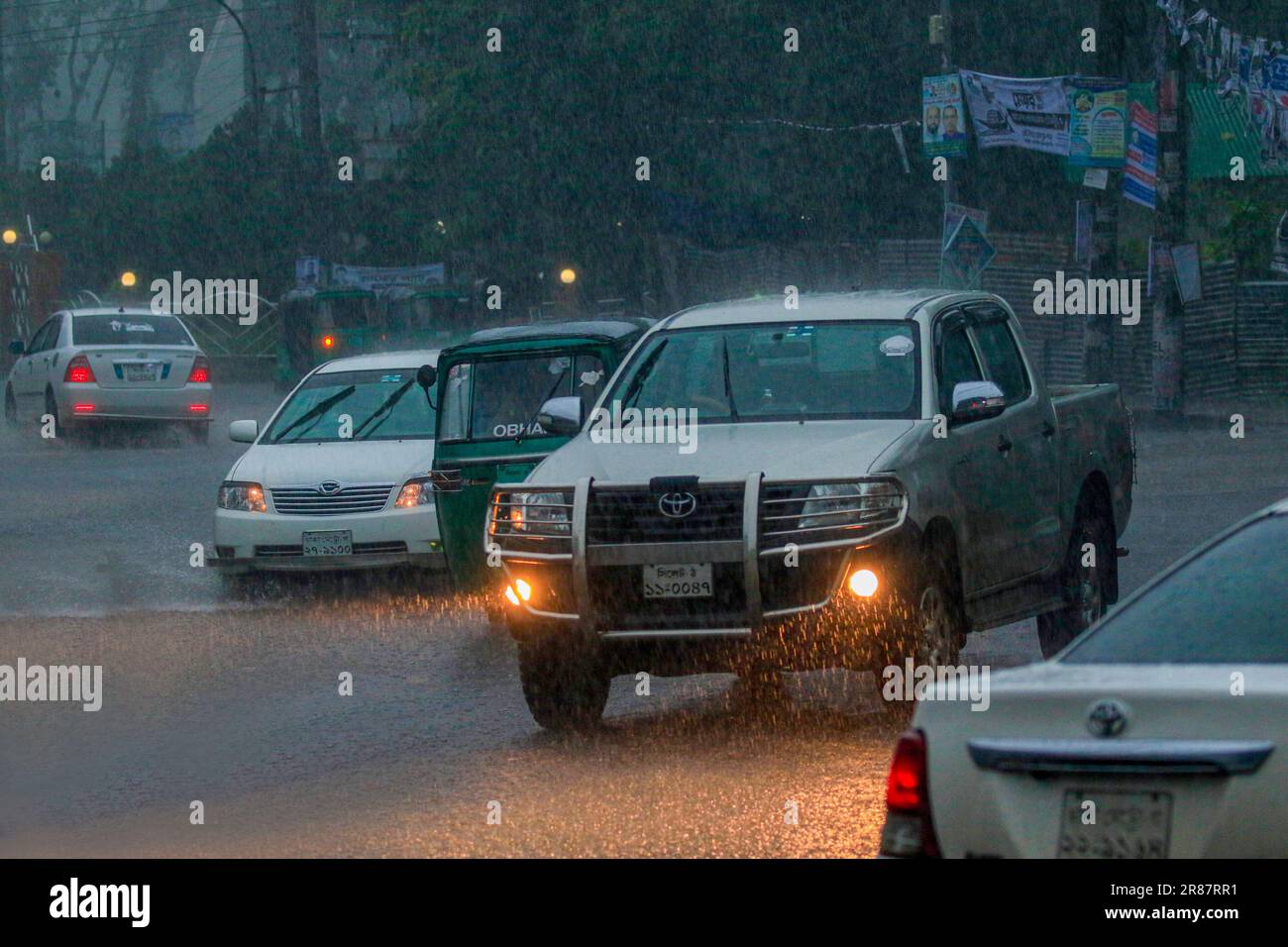 In Sylhet hat es in den letzten 3-4 Tagen ununterbrochen geregnet, und ...