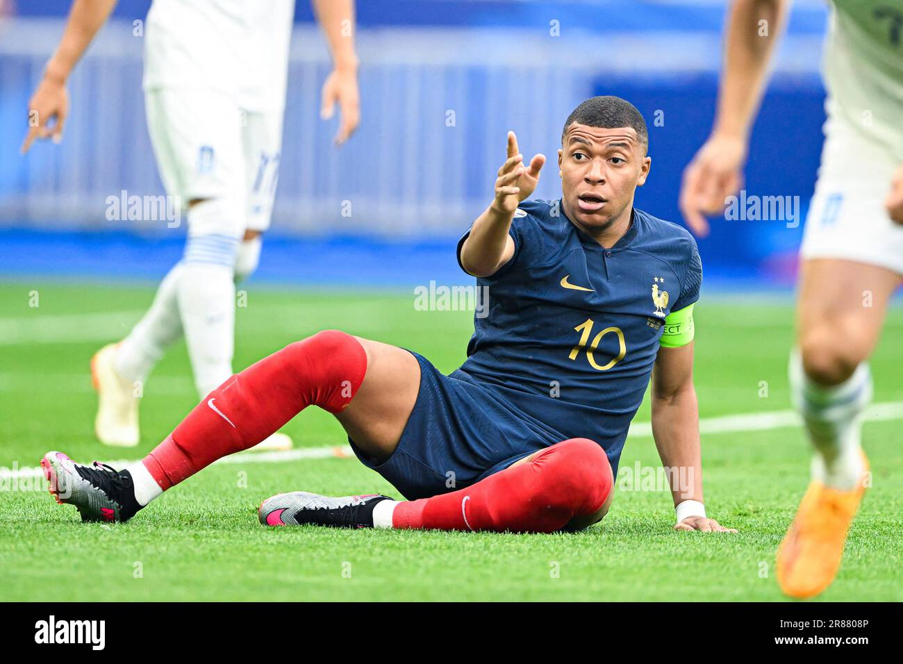 Kylian Mbappe bei den UEFA Euro 2024-Europameisterschaften ...