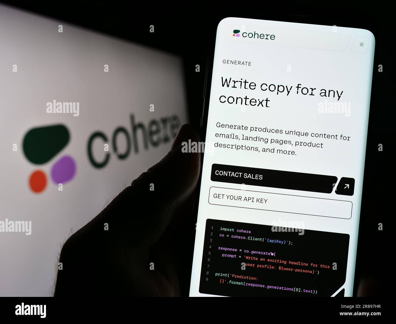 Cohere logo -Fotos und -Bildmaterial in hoher Auflösung – Alamy