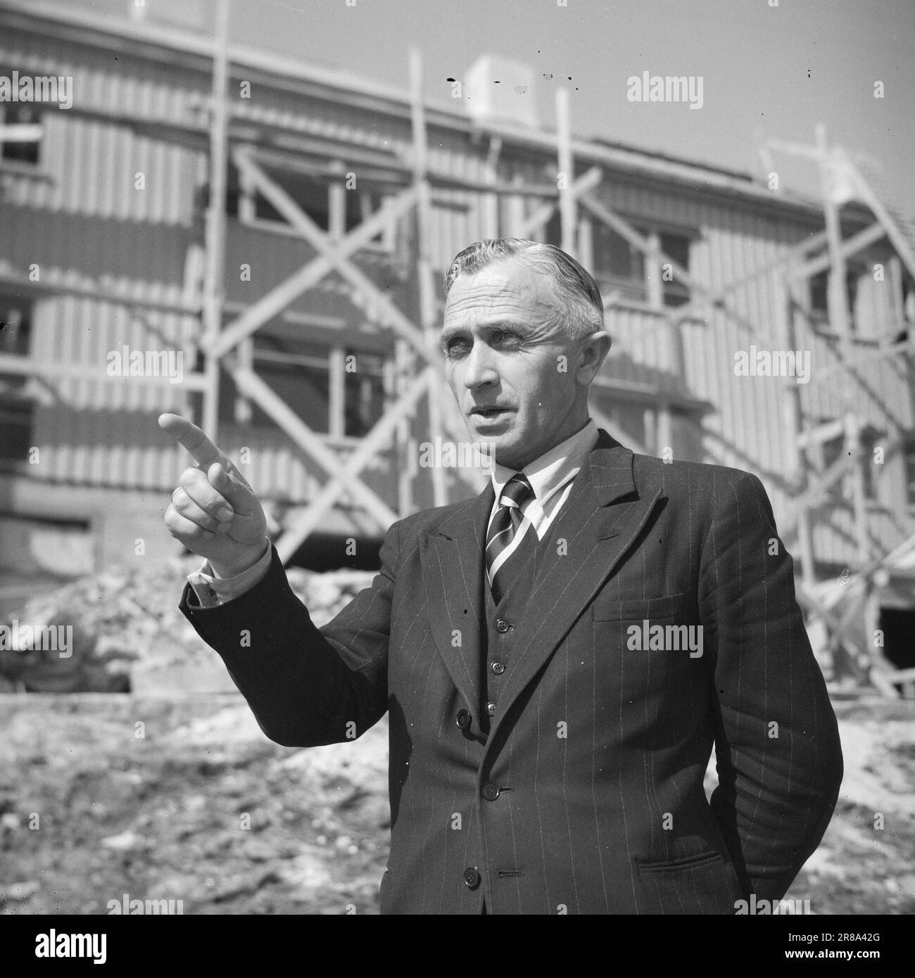 Tatsächlich 11 803-1-1947: Wiederaufbau in Kristiansund Kristiansund N ...