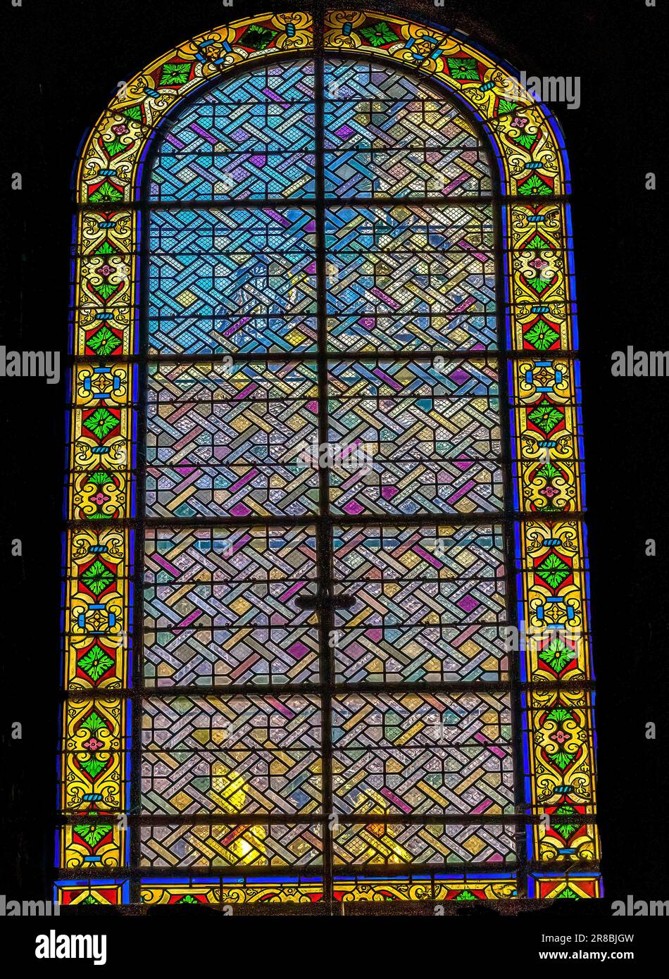 Buntglas Hospital Hotel - Dieu Chapel Basilica Lyon Frankreich. Die ...