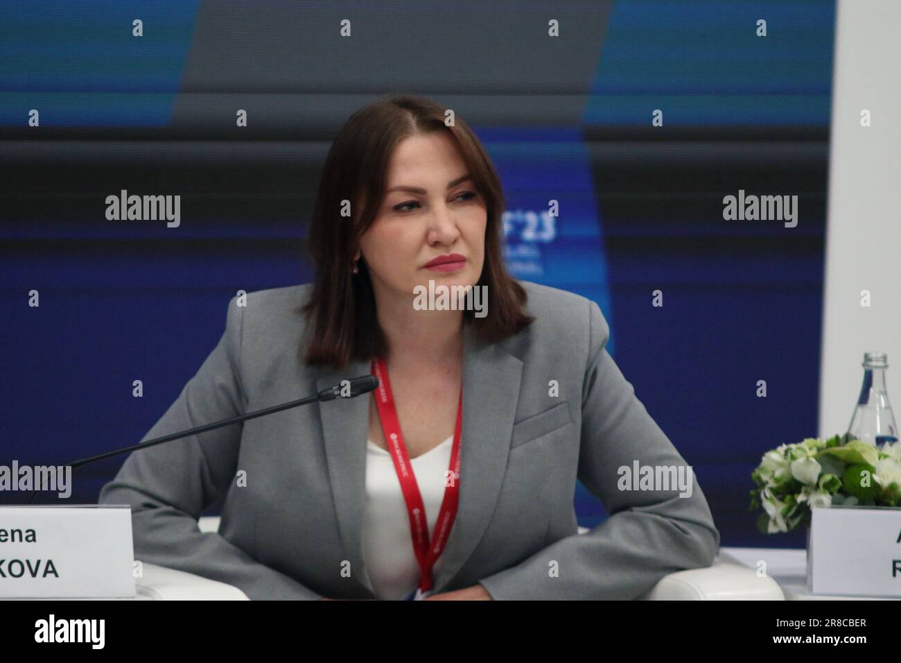 Elena Rakova, erste stellvertretende Leiterin der Abteilung für ...