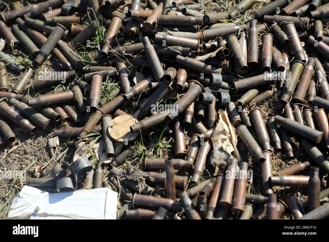 DONEZK REGION, UKRAINE - 19. JUNI 2023 - auf dem Gebiet eines der ...