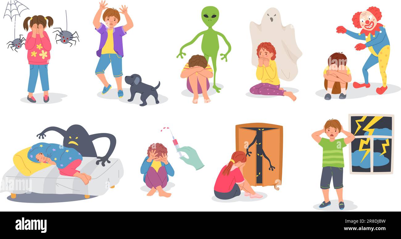 Verängstigte Kinder. Verängstigte Kinder, Kinderängste und emotionales ...
