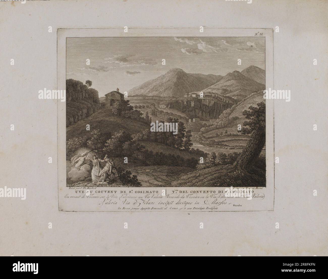 Uve (sic) du Couvent de St. Cosimato (Nr. II) [] von Francois Morel ...