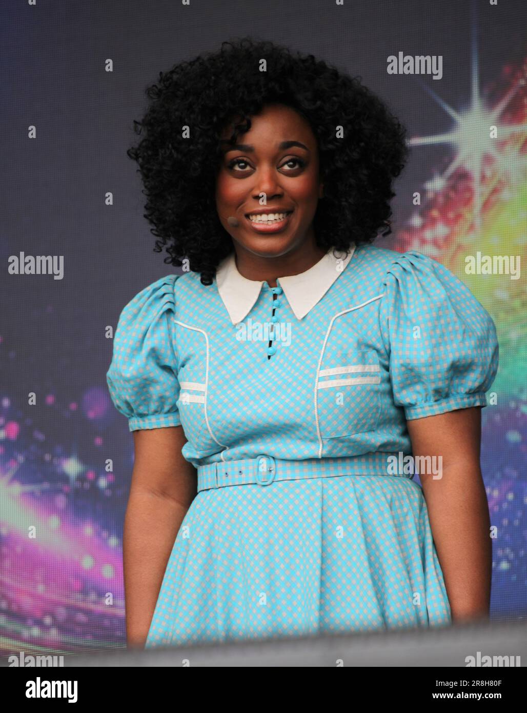 London, Großbritannien. Georgina Onuorah in einer Aufführung von The ...