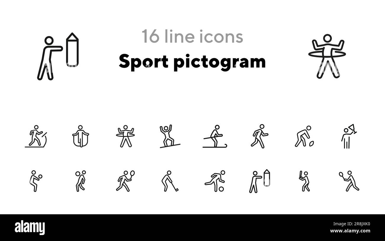 Volleyballer piktogramm Ausgeschnittene Stockfotos und -bilder - Alamy