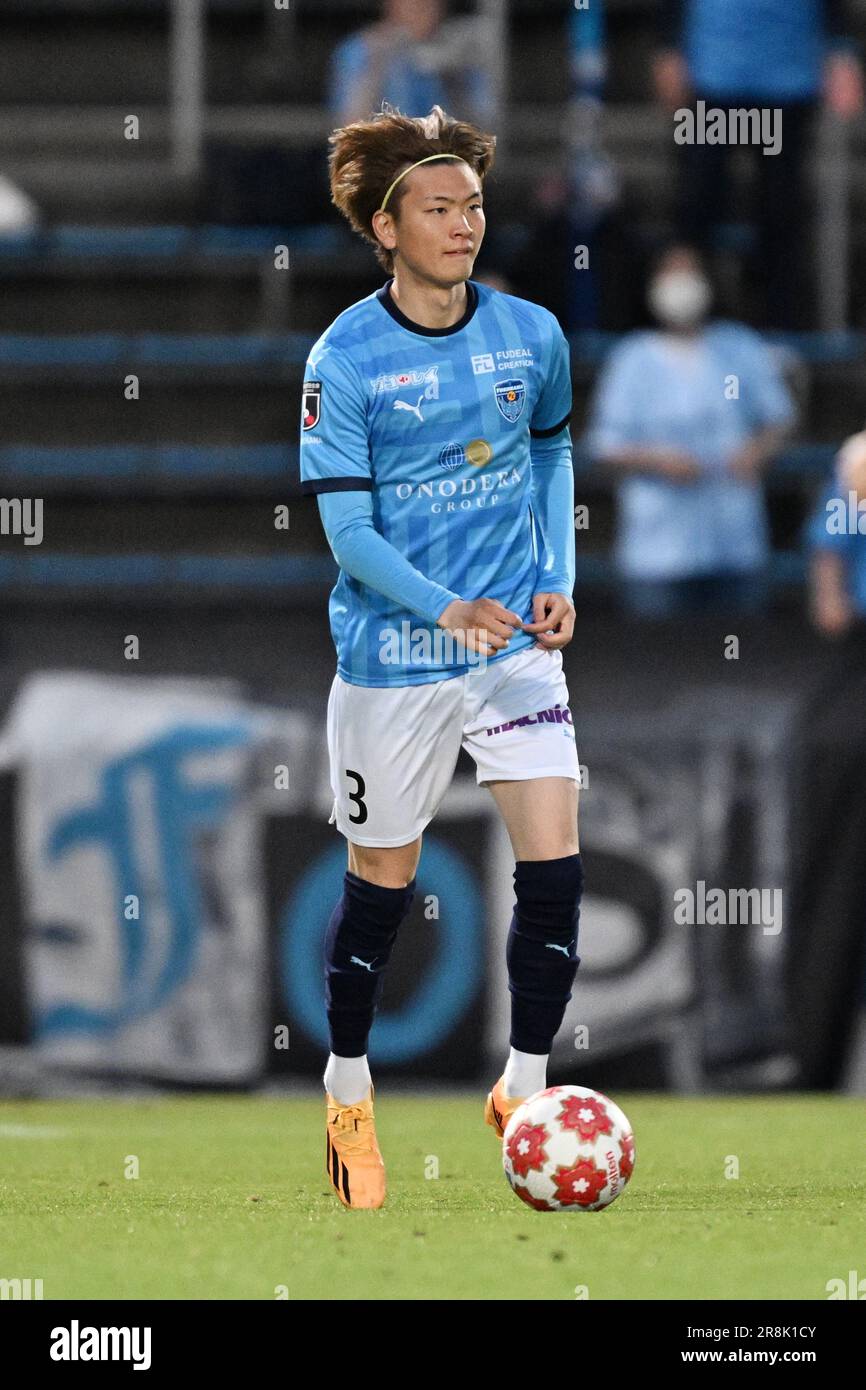 NHK Spring Mitsuzawa Fußballstadion, Kanagawa, Japan. 21. Juni 2023. Takumi Nakamura (FC ...