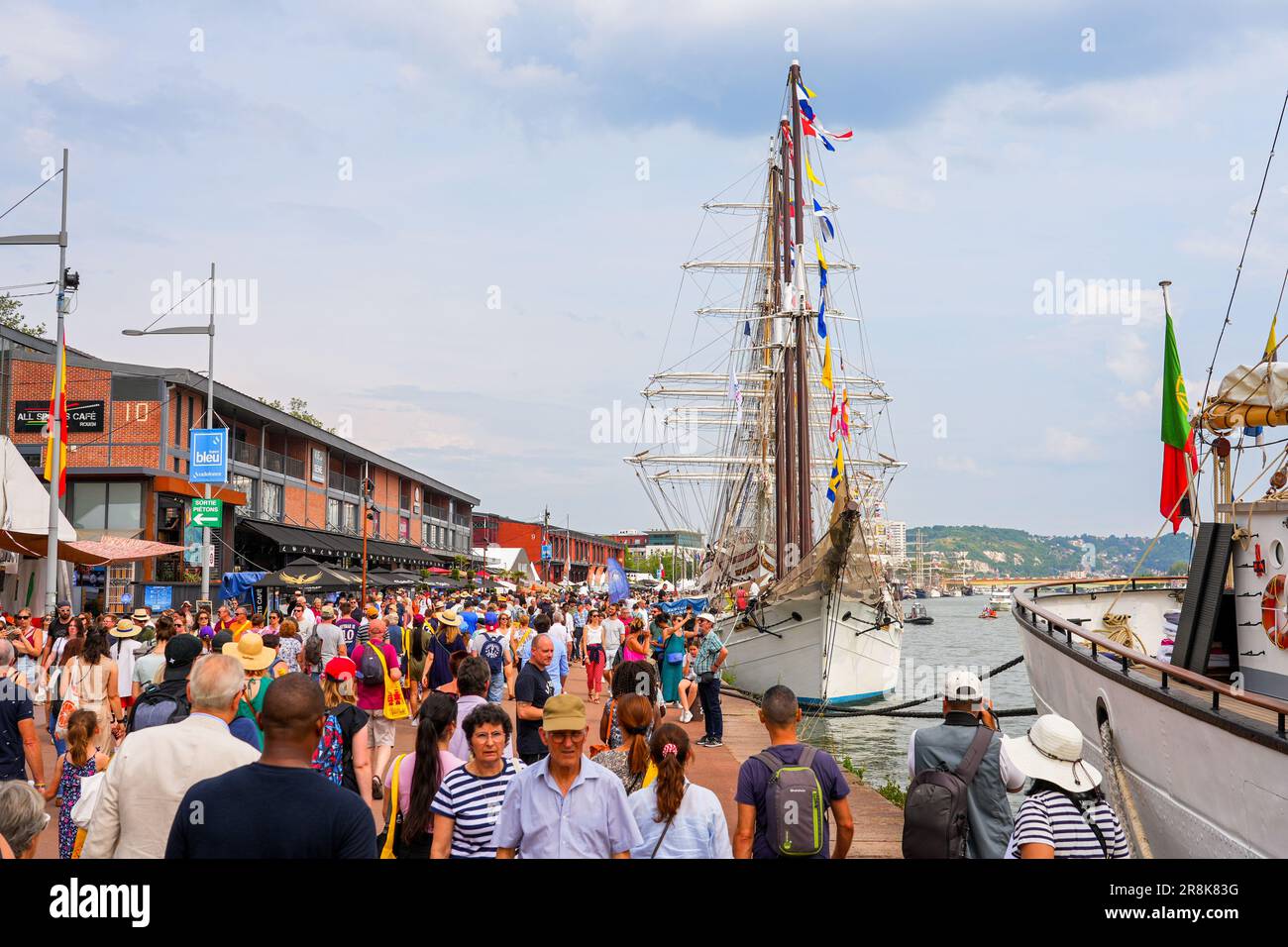 Rouen, Frankreich - 17. Juni 2023: Spanischer Schoner "Pascual Flores ...