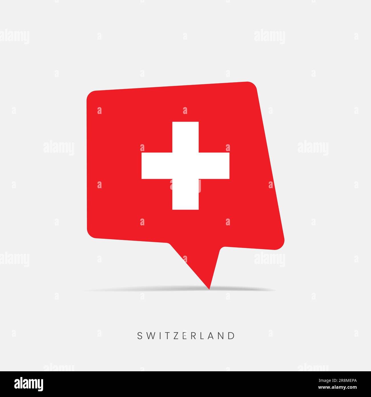 Swiss flag world map Stock-Vektorgrafiken kaufen - Alamy