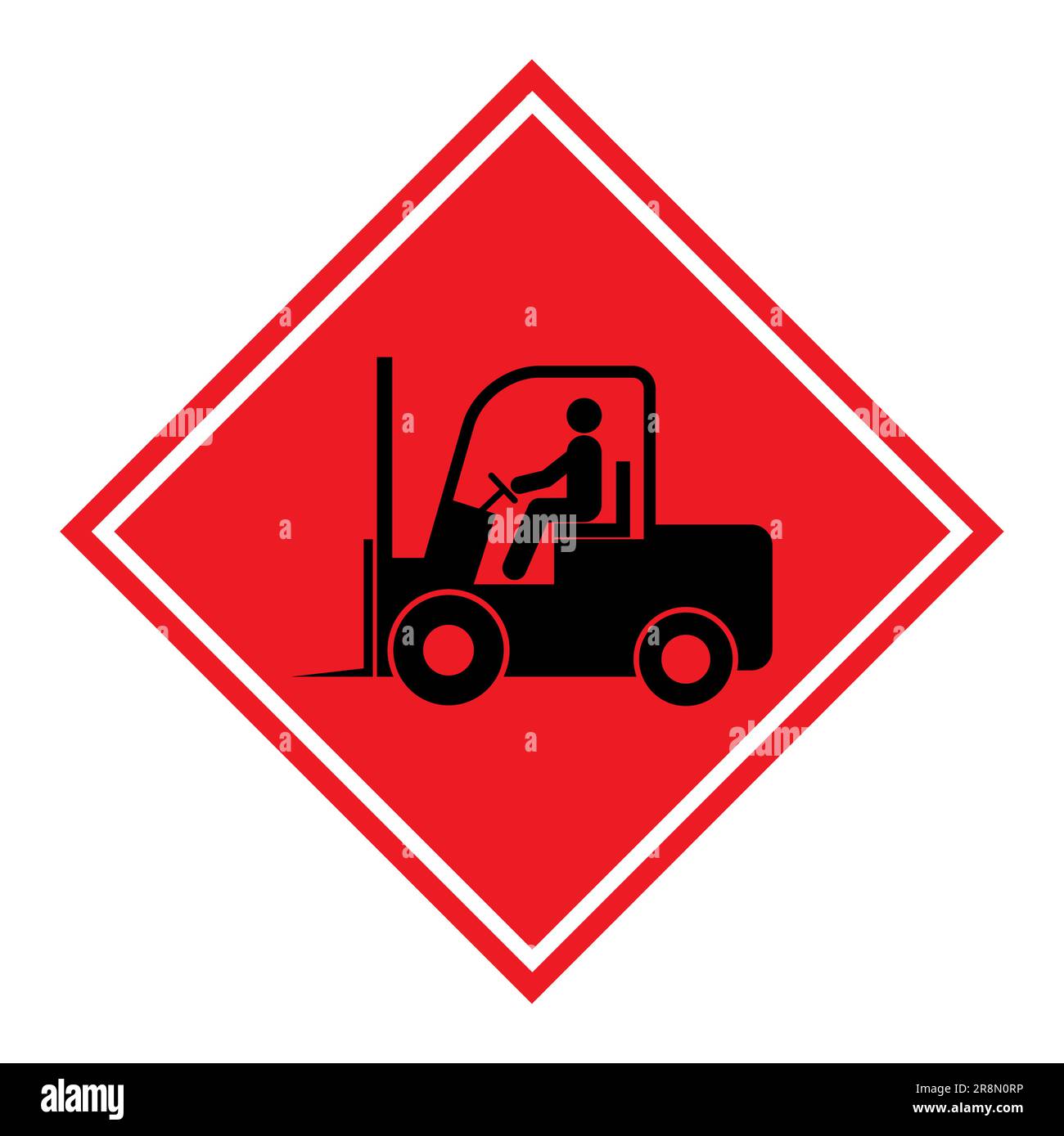 Gabelstapler Transport Symbol, Industrie Fahrzeug Maschine Symbol ...