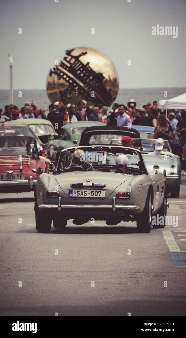 Pesaro , ITALIEN - 14. juni - 2023 : B.M.W. 507 1957 auf einem alten ...
