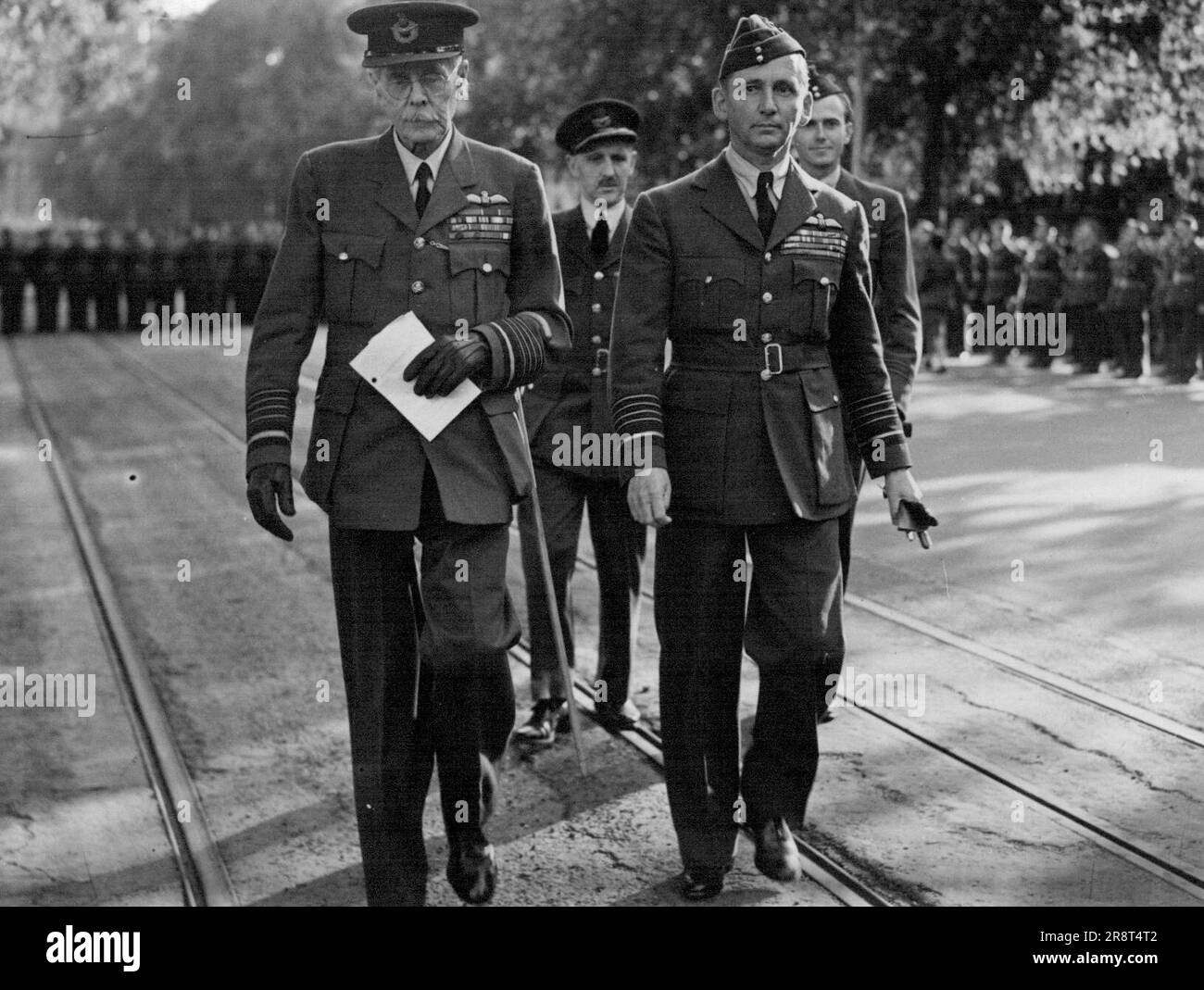 R.A.F. Gedenkstätte -- Marshals der Royal Air Force Lord Trenchard und ...