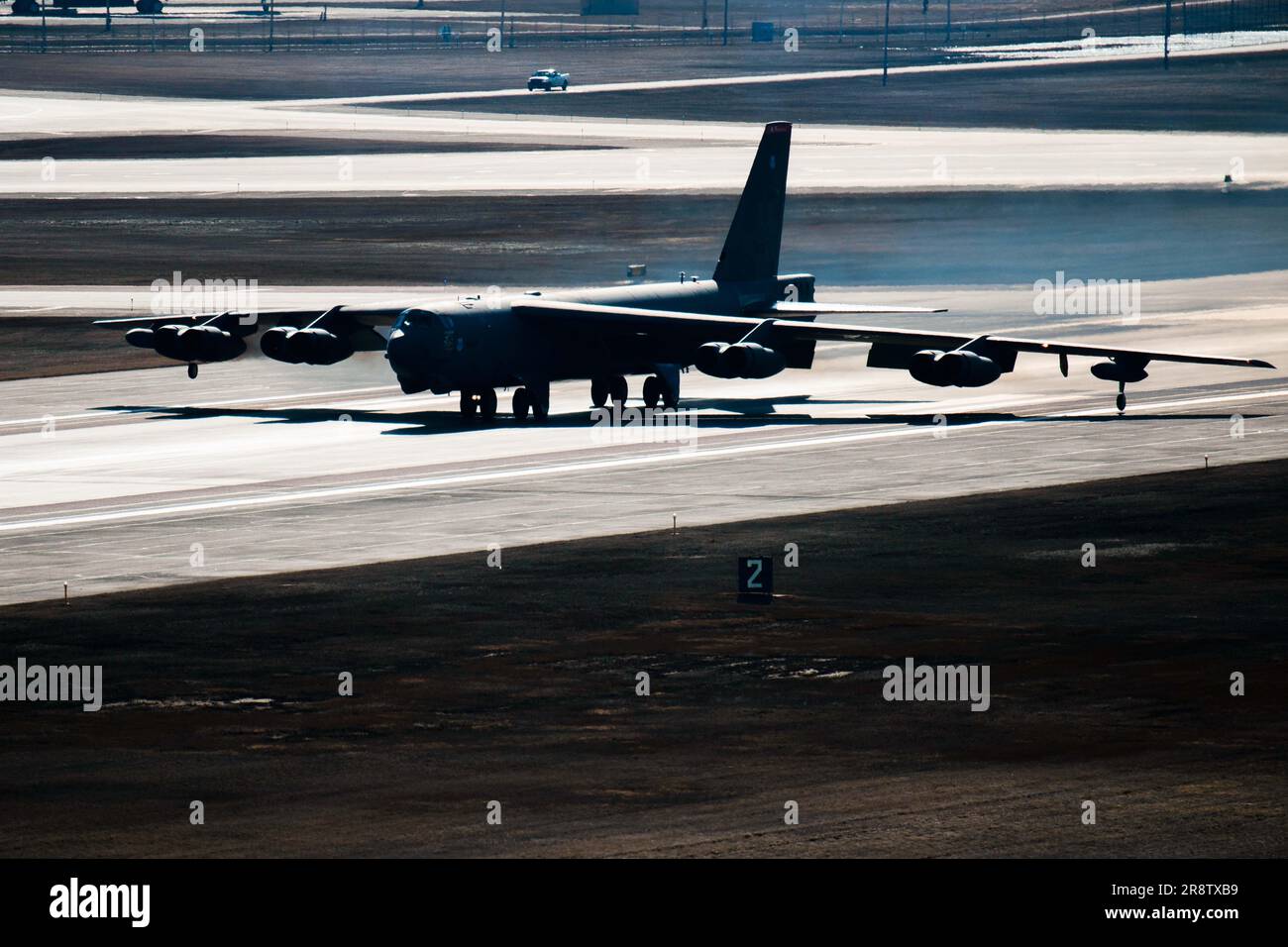 EIN US-AMERIKANISCHER Air Force B-52H Stratofortress, die dem 2 ...