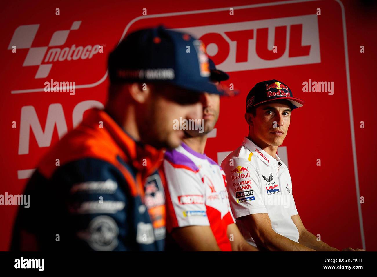 Assen, Holland. 22. Juni 2023. Pressekonferenz vor dem MotoGP Motul TT Grand Prix of Holland am ...