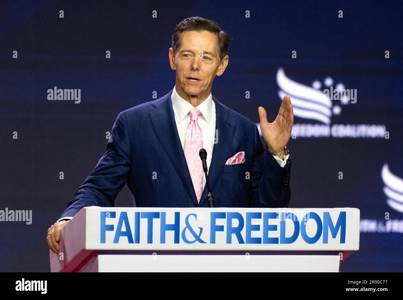 Ralph Reed äußert sich auf der 2023 Faith and Freedom Coalition's Road ...