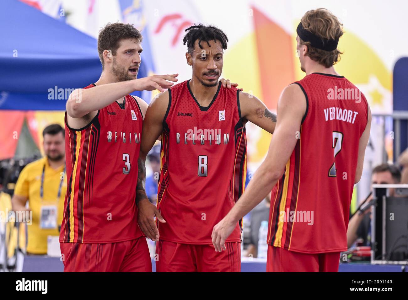 Krakau, Polen. 23. Juni 2023. Der belgische Bryan De Valck, der ...