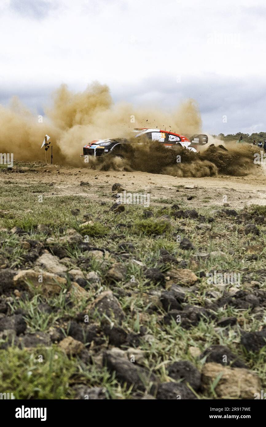 Kenia. 23. Juni 2023. 23. Juni 2023, Kenia: 33 Elfyn EVANS (GBR), Scott ...