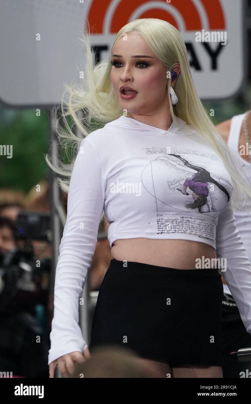 New York, New York, USA. 22. Juni 2023. Kim Petras auf der Bühne für ...