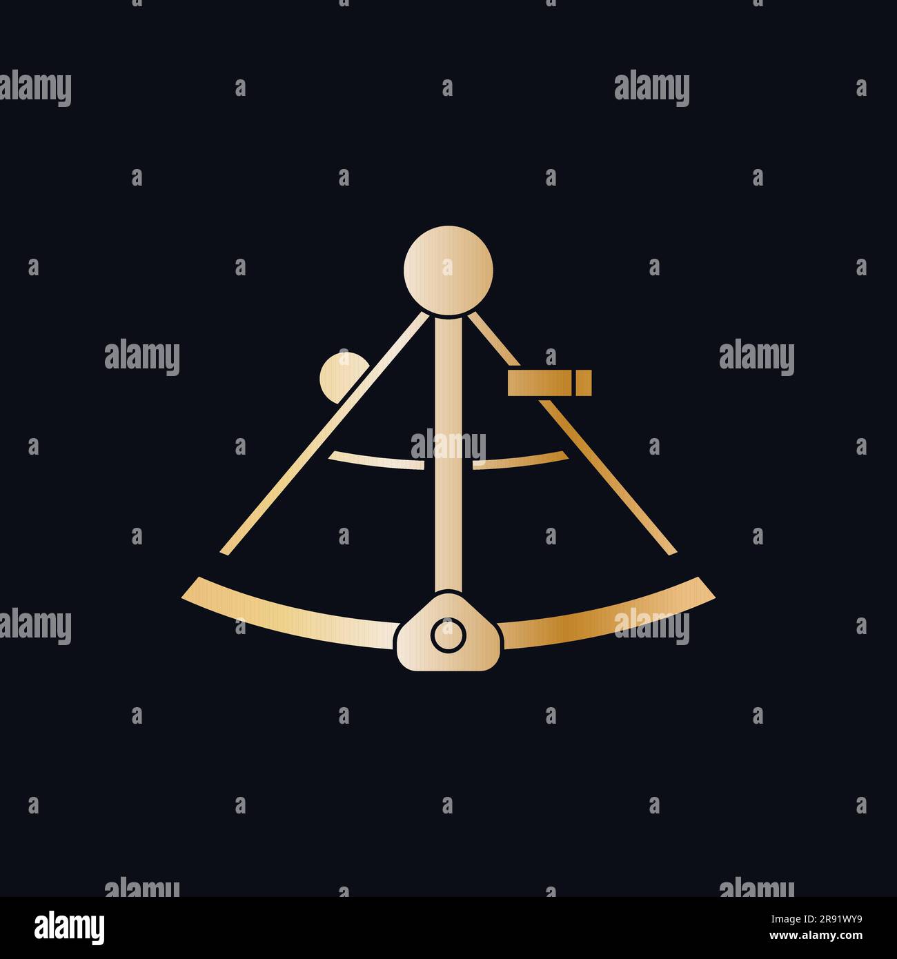 Sextant instrument Stock-Vektorgrafiken kaufen - Alamy