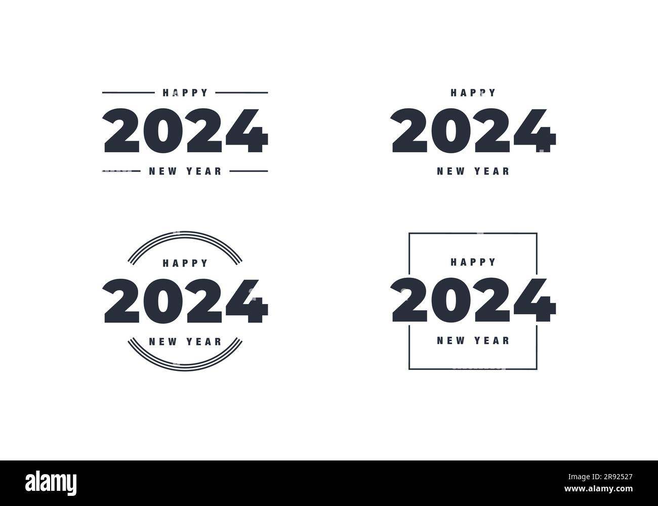 Große Auswahl an „2024 Happy Silvester“-Logo-Design 2024 Silvester ...