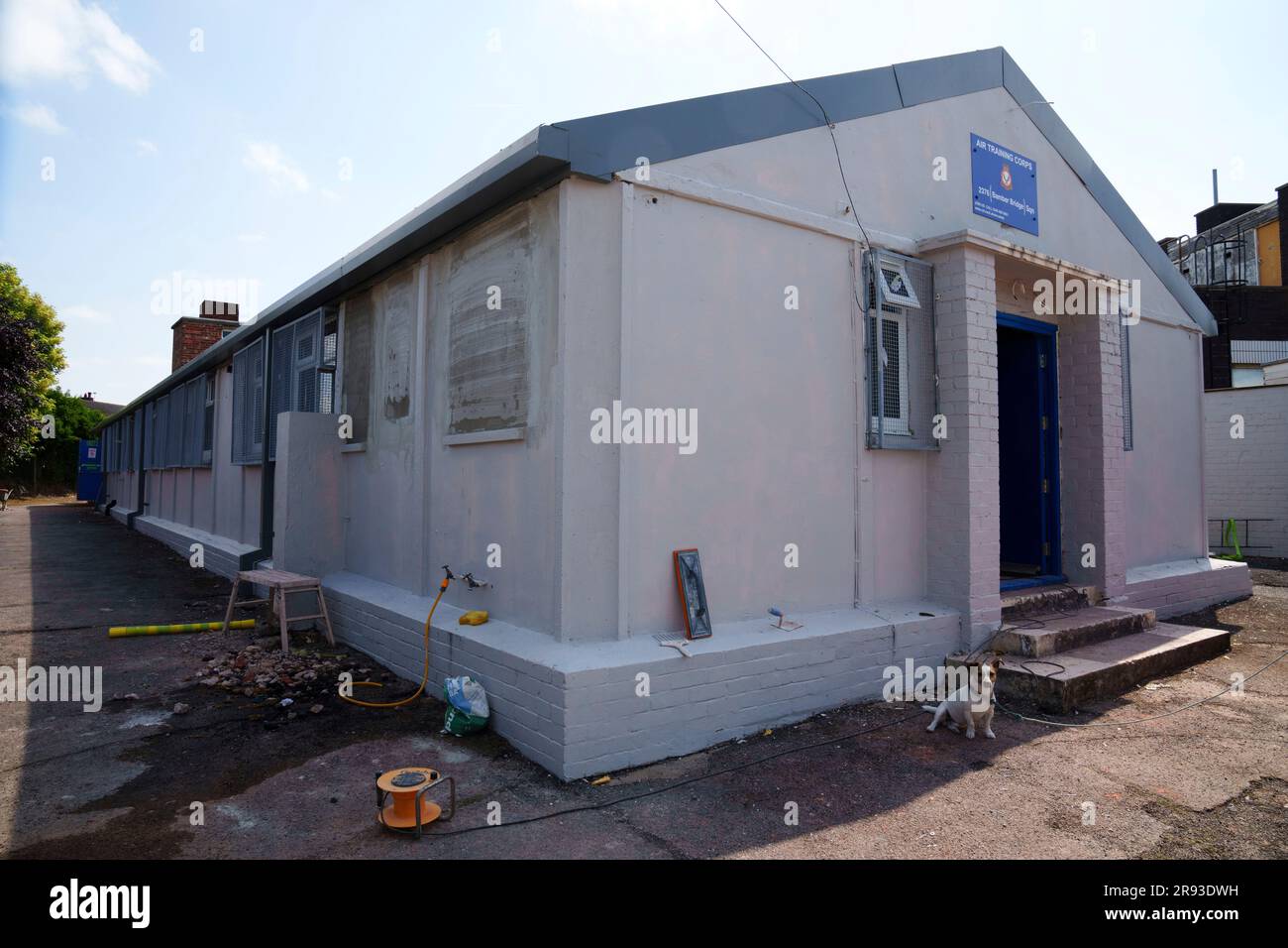 An Air Training Corps building is seen in Bamber Bridge near Preston ...