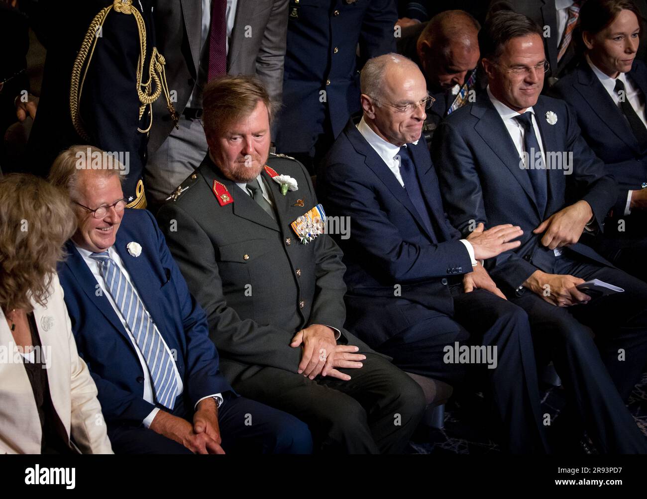 DEN HAAG - Präsident des Abgeordnetenhauses Vera Bergkamp, Jaap Smit ...