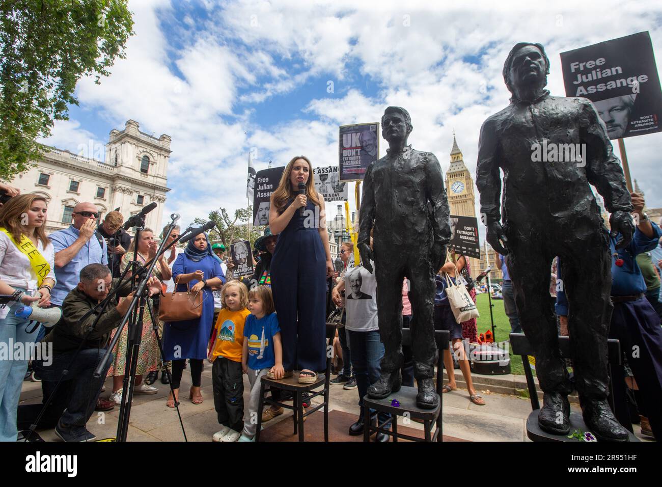 London, England, Großbritannien. 24. Juni 2023. Die Ehefrau des ...