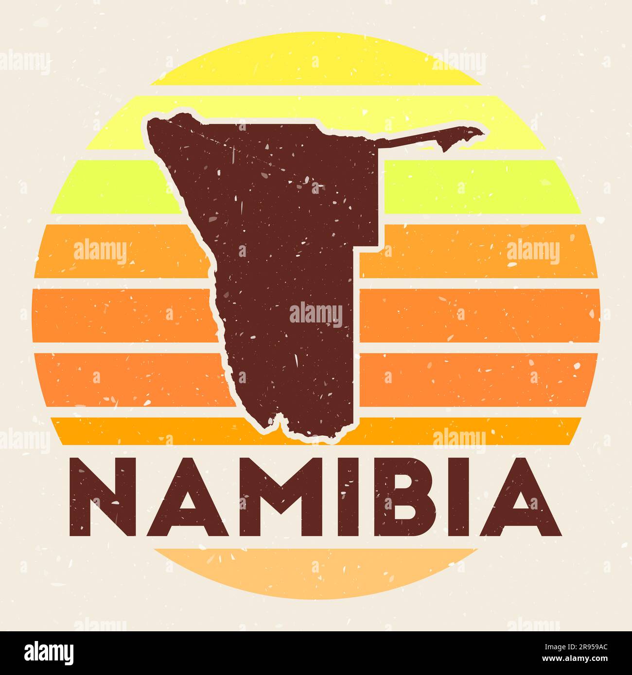 Namibia postkarte Stock-Vektorgrafiken kaufen - Alamy