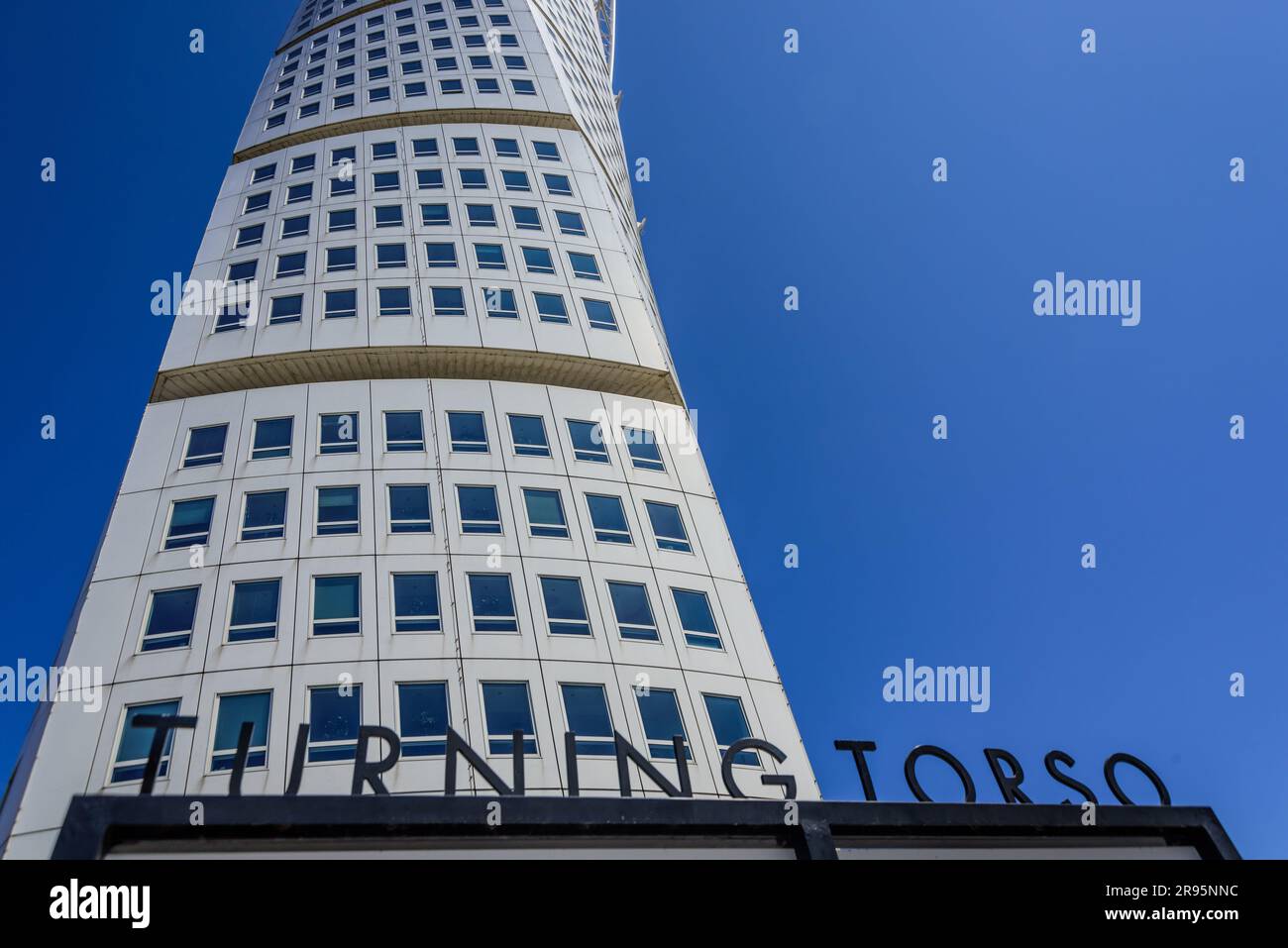 Malmö, Stadtentwicklungsgebiet Västra Hamnen, Turn Tower von Santiago ...