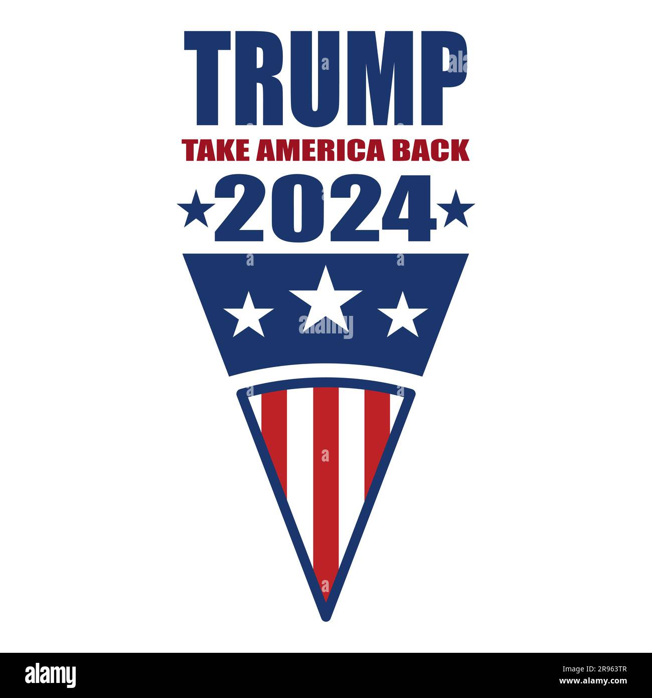 Trumpf 2024 banner -Fotos und -Bildmaterial in hoher Auflösung – Alamy