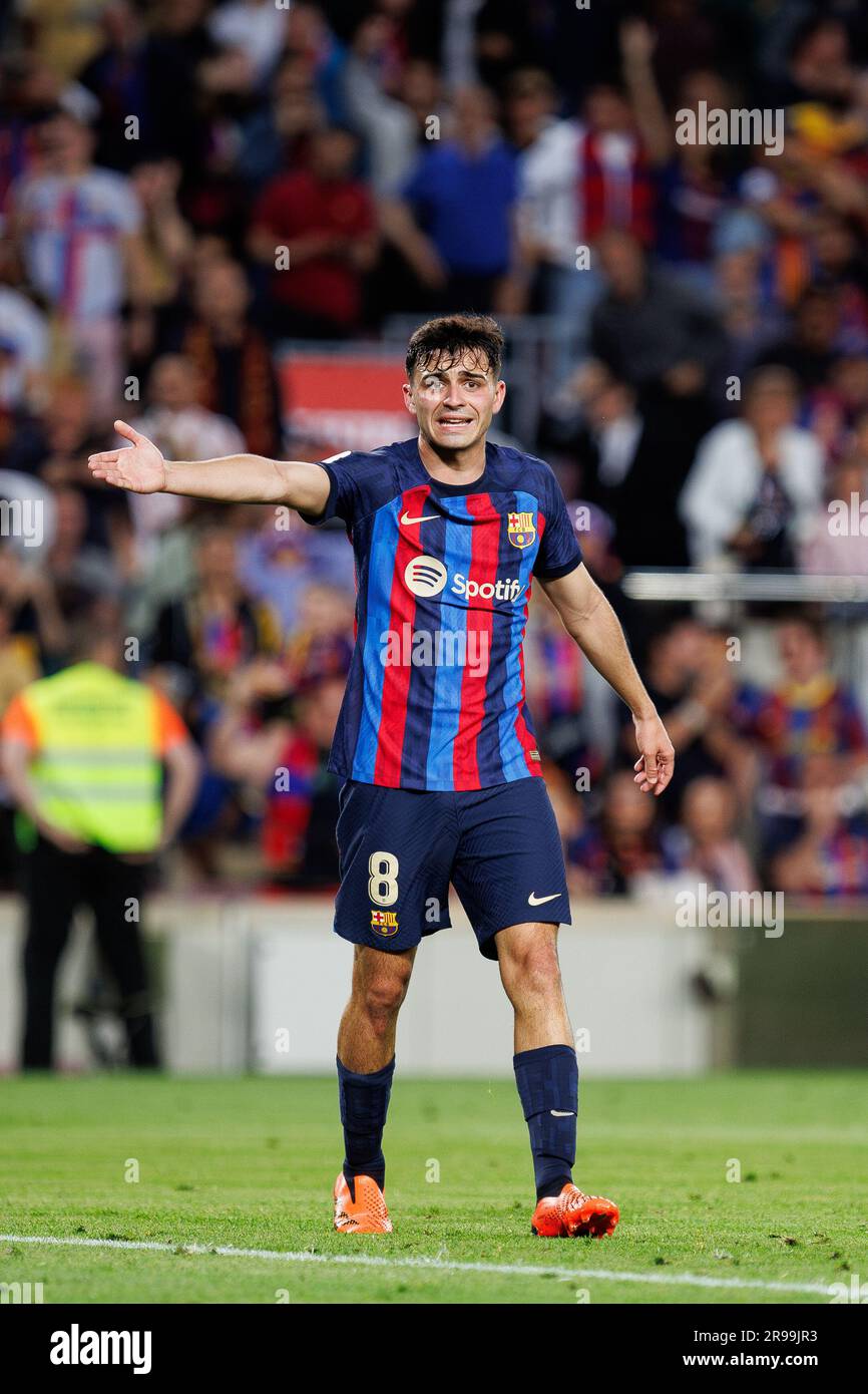 BARCELONA – MAI 2: Pedri in Aktion während des LaLiga-Spiels zwischen ...