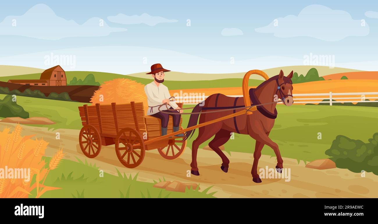 Dray horse pferde Stock-Vektorgrafiken kaufen - Alamy