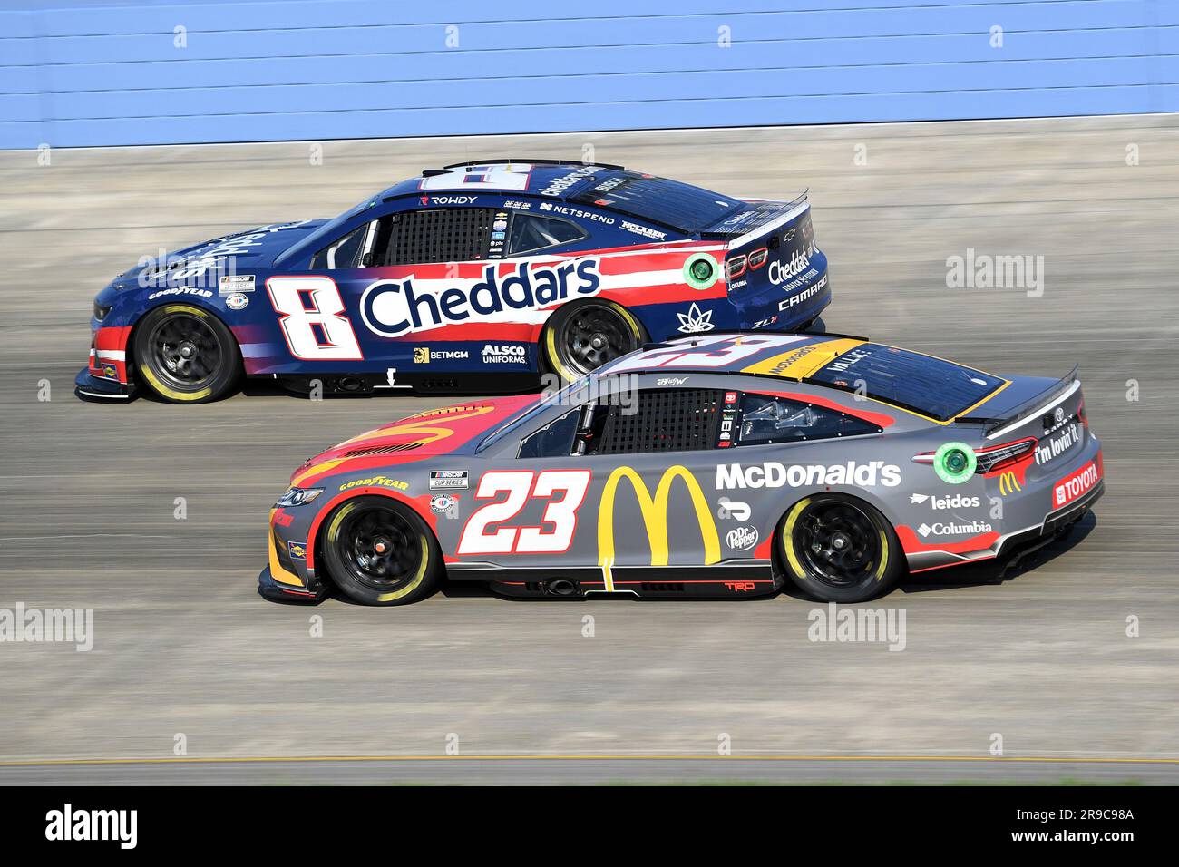 NASHVILLE, TN - JUNE 25: Bubba Wallace (#23 23XI Racing McDonald's ...