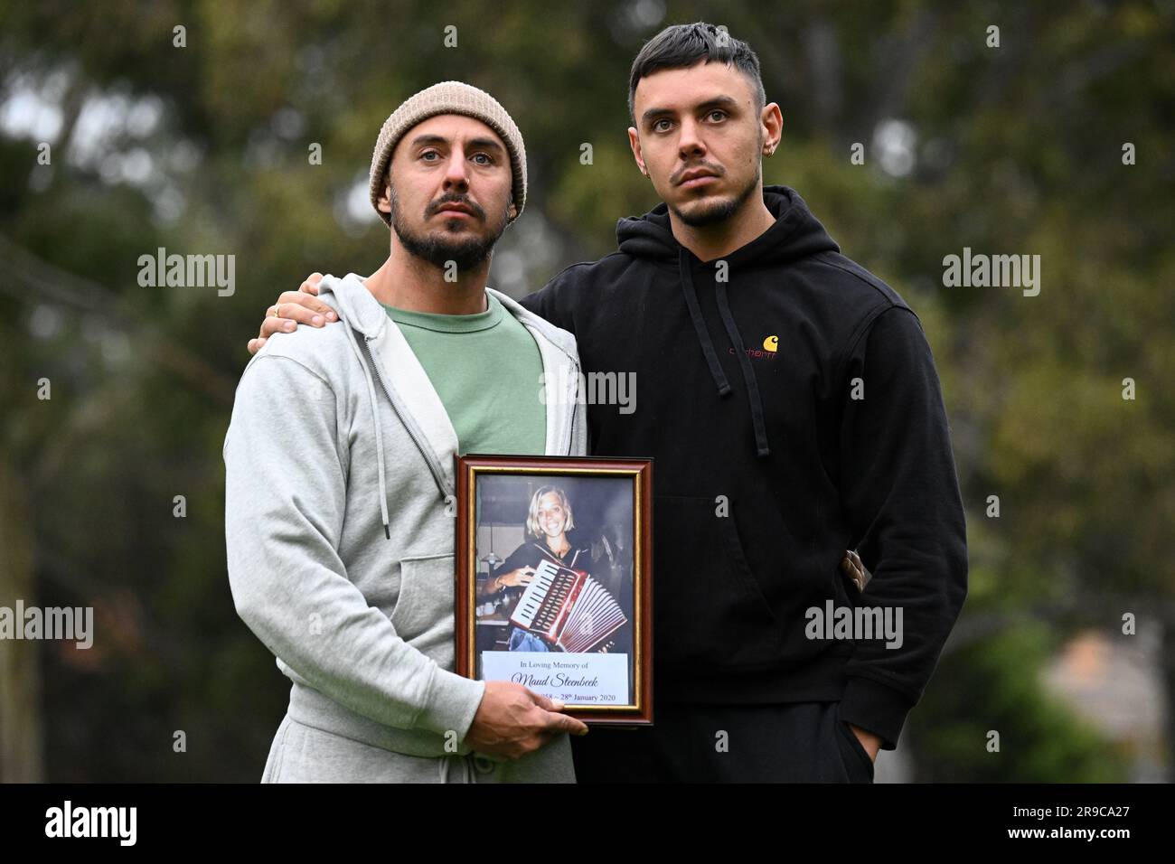 Melbourne, Australien. 22. Juni 2023. Luke (links) und Adam Zecevic ...