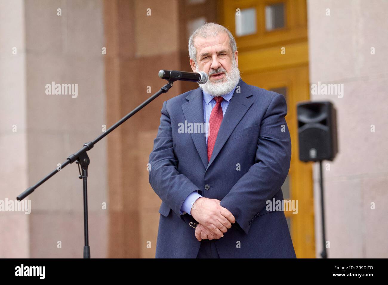 KIEW, UKRAINE - 26. JUNI 2023 - Vorsitzender des Mejlis des Krim-Tatar ...