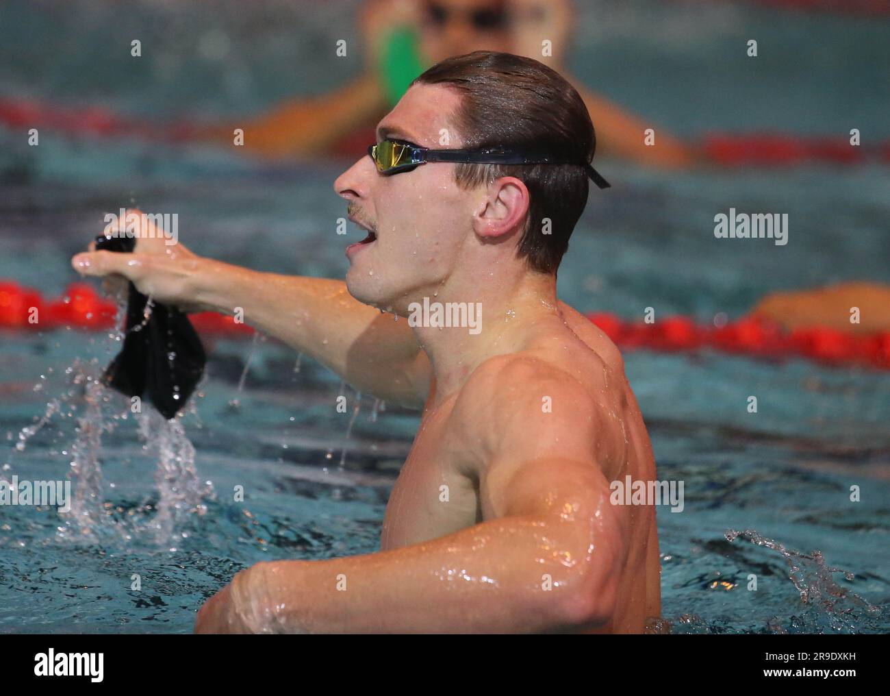 Maxime Grousset of Clichy Men Final 100m Freestyle während der French ...