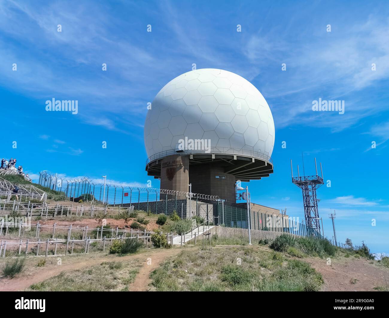 Madeira Island Portugal - 04 19 2023: Optisches Observatorium auf Pico ...