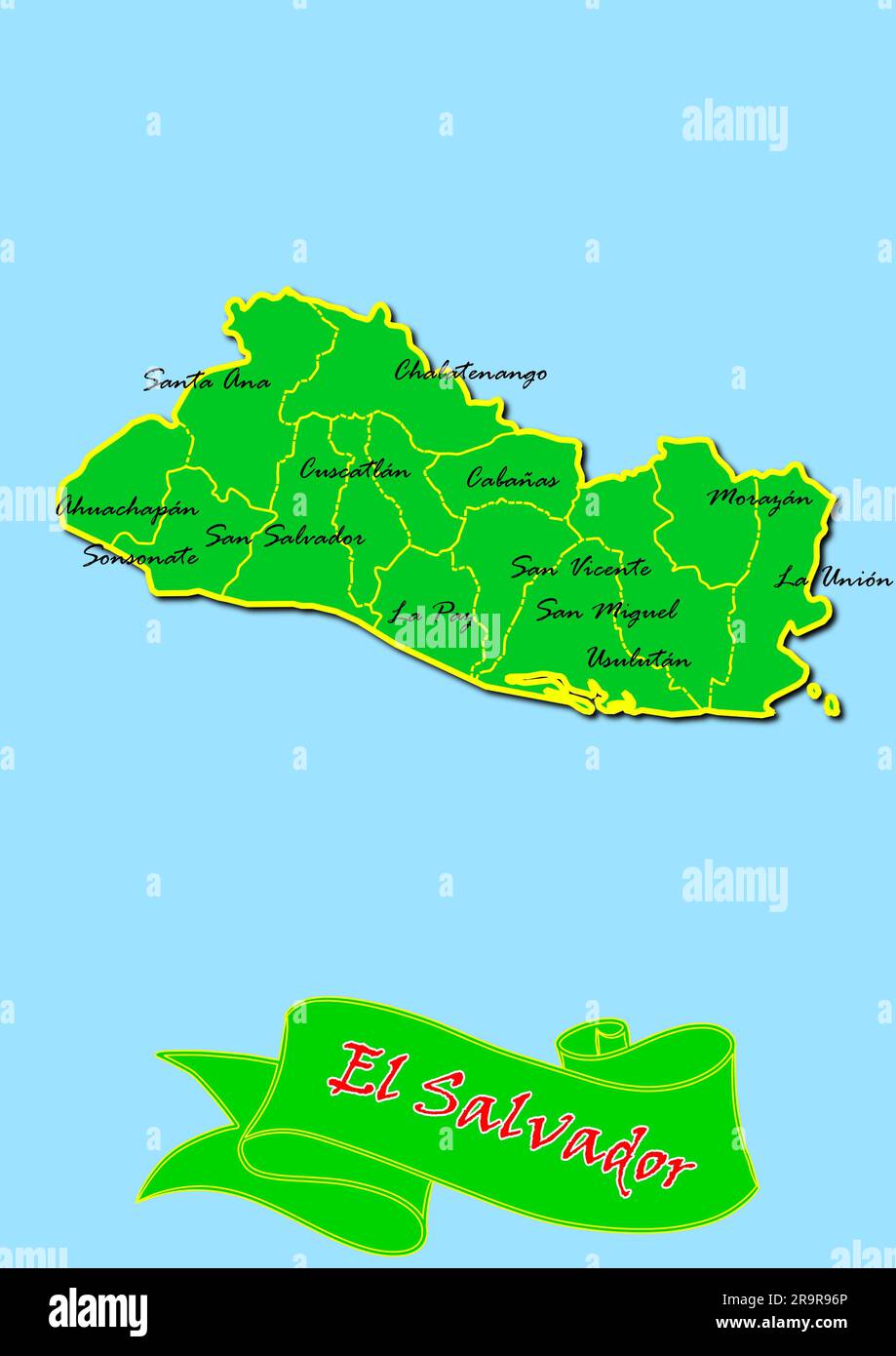 Mapas de el salvador -Fotos und -Bildmaterial in hoher Auflösung – Alamy