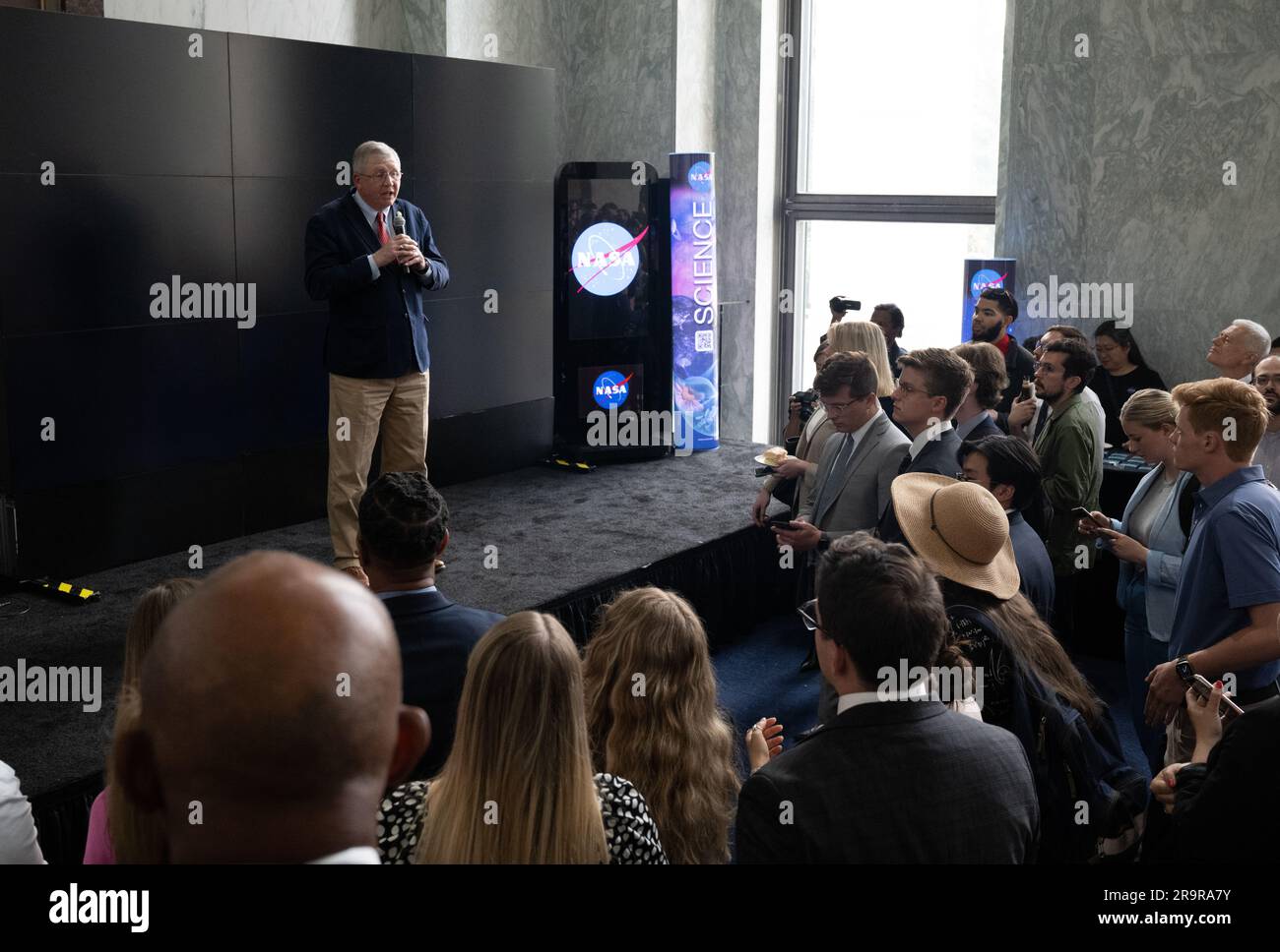 NASA's Science Day auf Capitol Hill. Rep. Frank Lucas, R-Okla., spricht ...