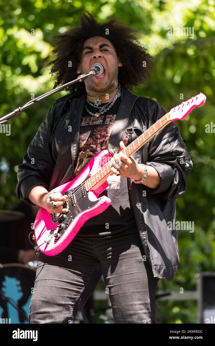 Seattle, USA. 20. Mai 2023. Seattle Band King Youngblood spielt bei ...
