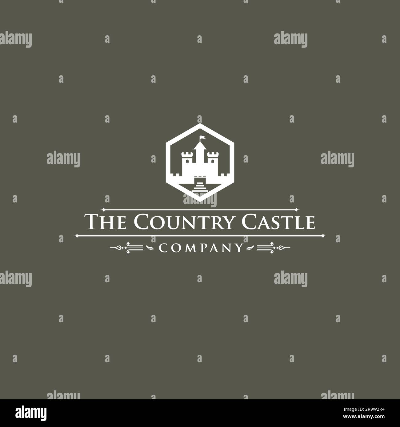 Castle logo -Fotos und -Bildmaterial in hoher Auflösung – Alamy