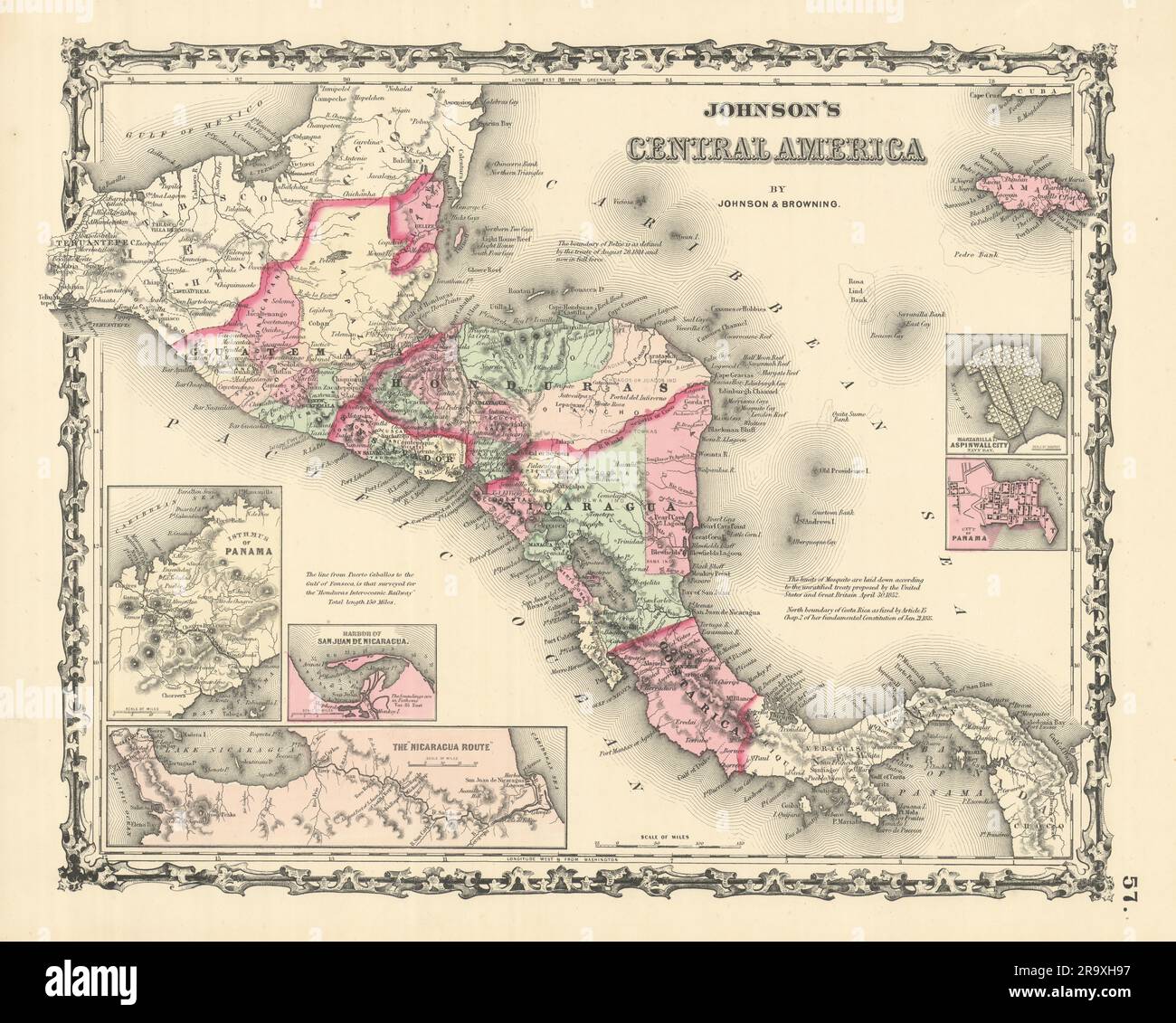 Mapa de costa rica -Fotos und -Bildmaterial in hoher Auflösung – Alamy
